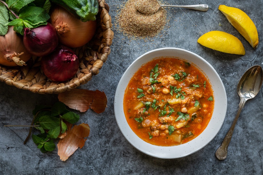 Algerian Frik Soup - Uncommonly Delicious